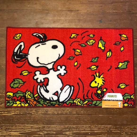 Peanuts | Accents | Nwt Snoopy Peanuts Fall Accent Rug Mat | Poshmark